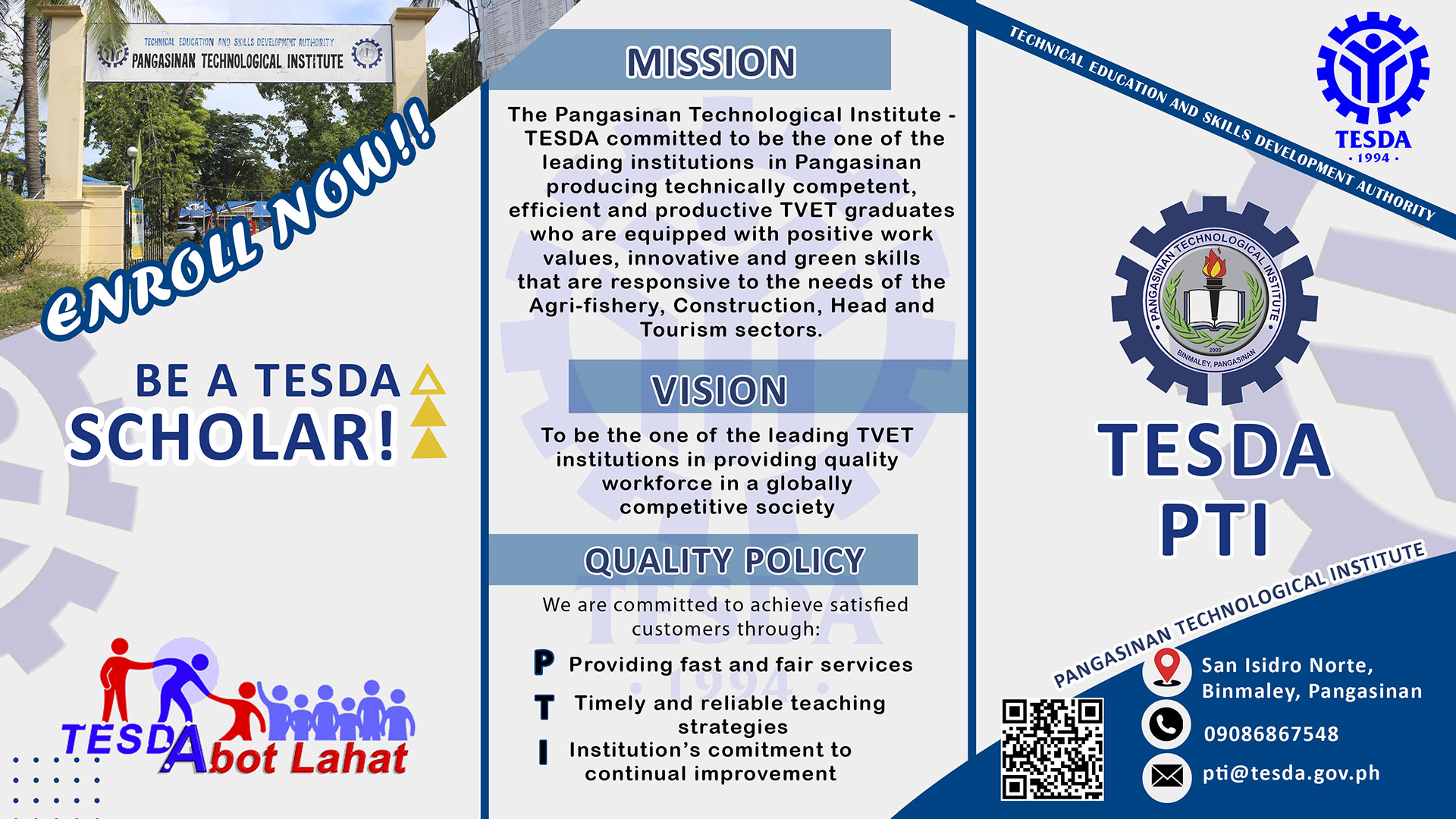TESDA | Pangasinan Technolgical Institute | Technical Education And ... TESDA | Pangasinan Technolgical Institute | Technical Education And ...